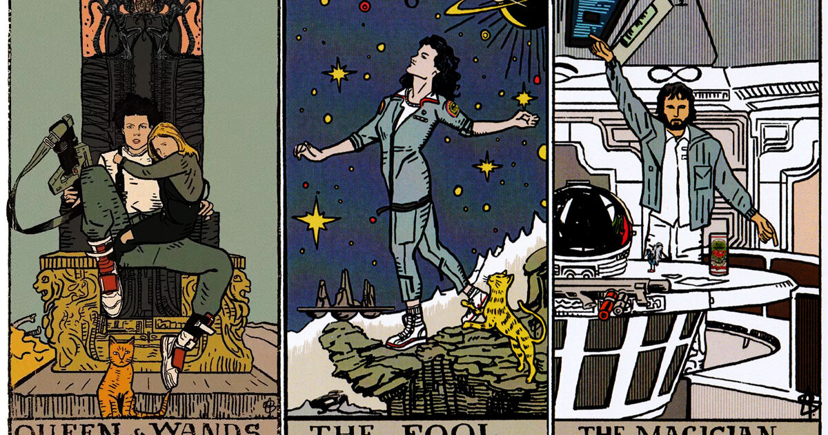 Alien Arcana Tarot — The World of Playing Cards