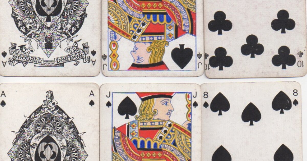 60: Some less common Goodall packs, 1875-95 — The World of Playing Cards