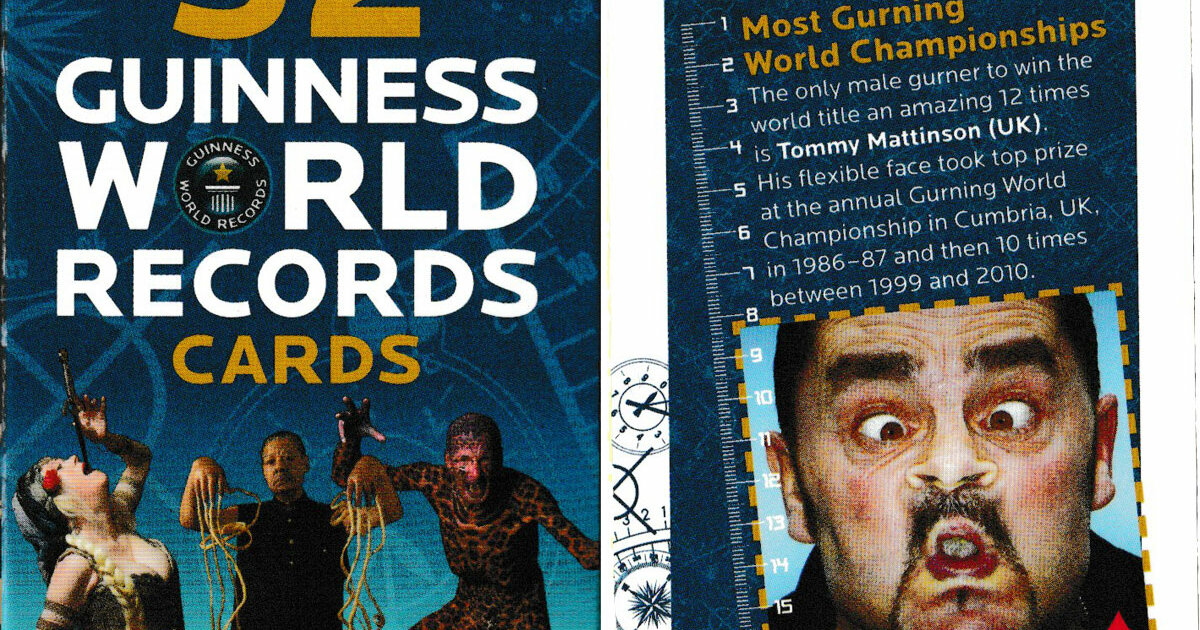 Guinness World Records Cards — The World of Playing Cards