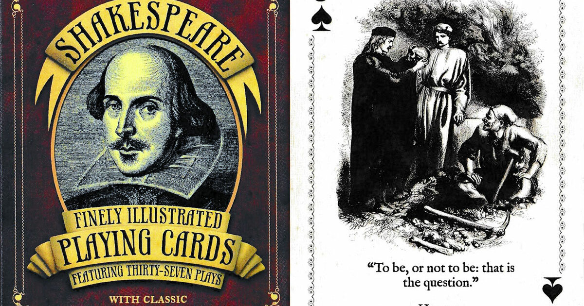 Shakespeare finely illustrated playing cards — The World of Playing Cards