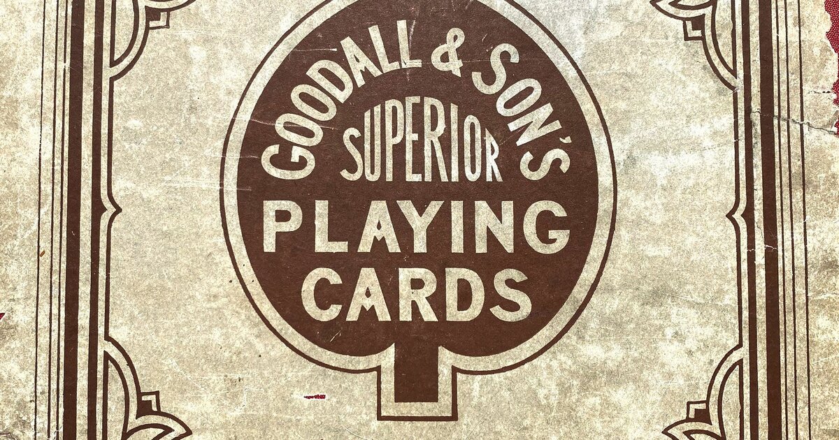 Goodall 1879-1880 Sample Book — The World of Playing Cards