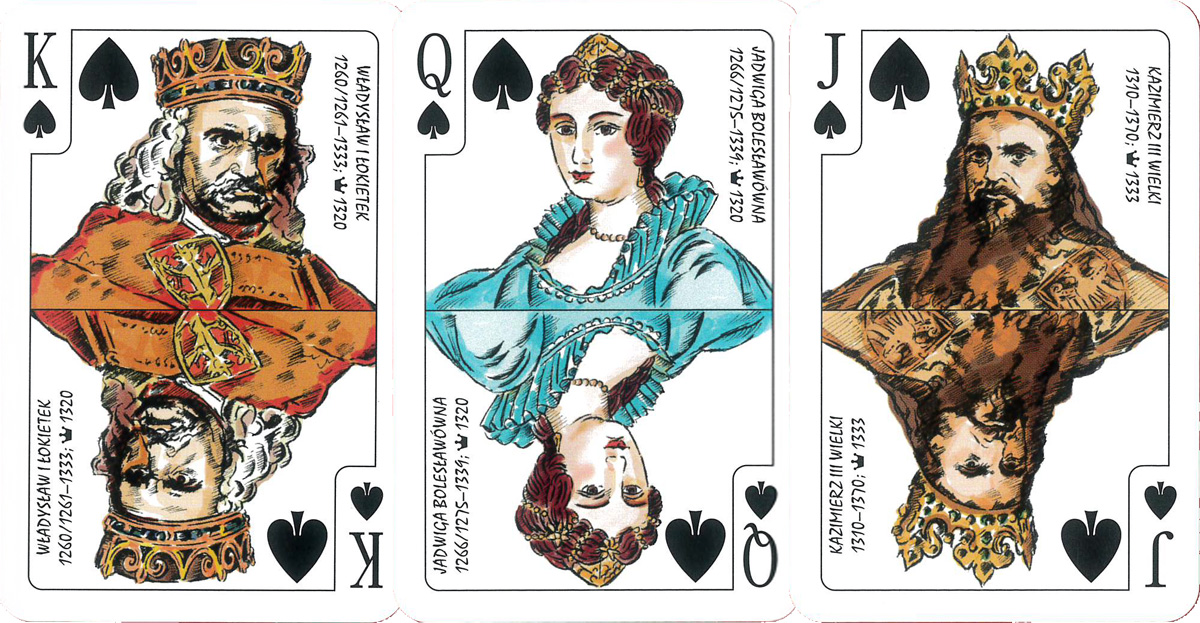 Polish Kings and Queens – red deck — The World of Playing Cards
