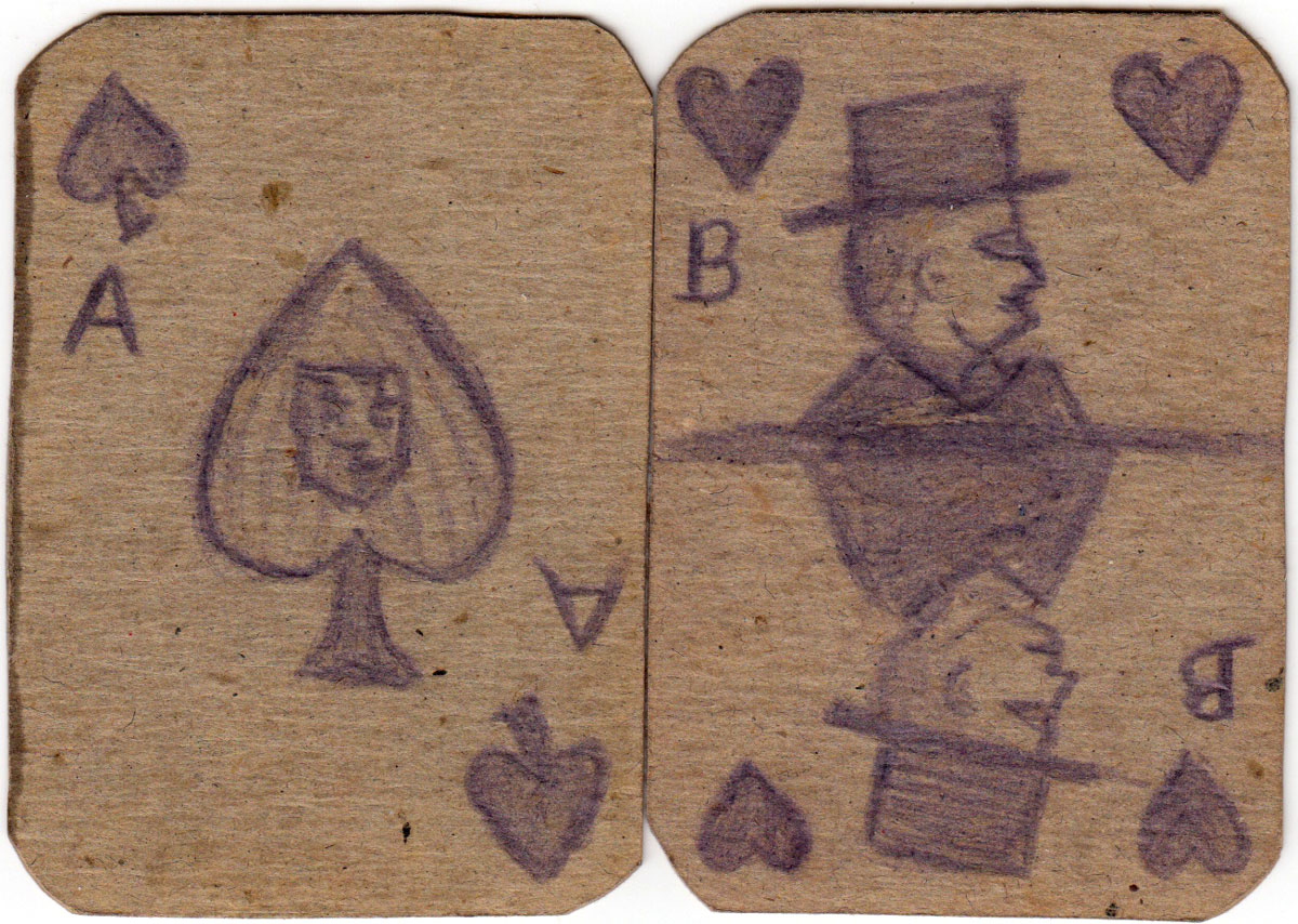 Hand made WW2 Prisoner of War Playing Cards — The World of Playing Cards
