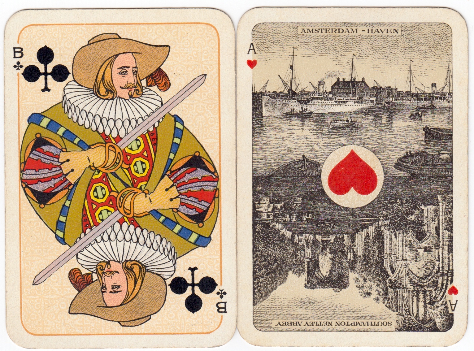 Dietsche Playing Cards for the Dutch Shipping Company — The World of ...
