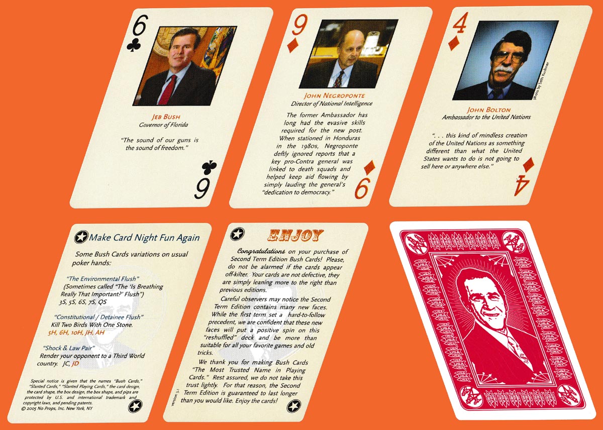 Bush Cards – The Second Term — The World of Playing Cards