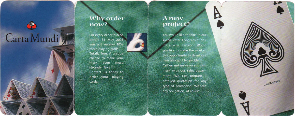 Advertising deck for Carta Mundi — The World of Playing Cards