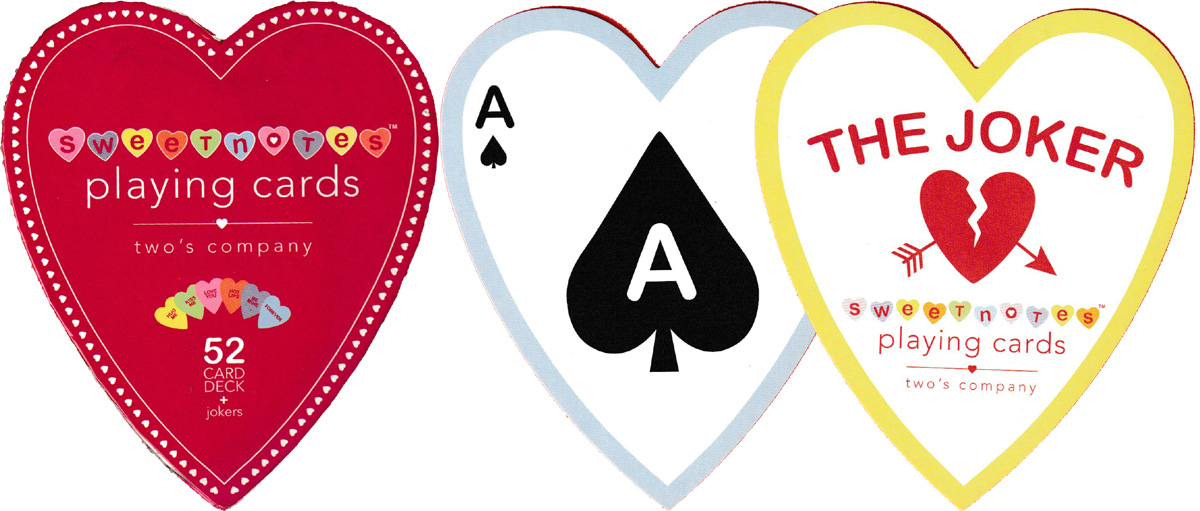 Sweetnotes playing cards — The World of Playing Cards