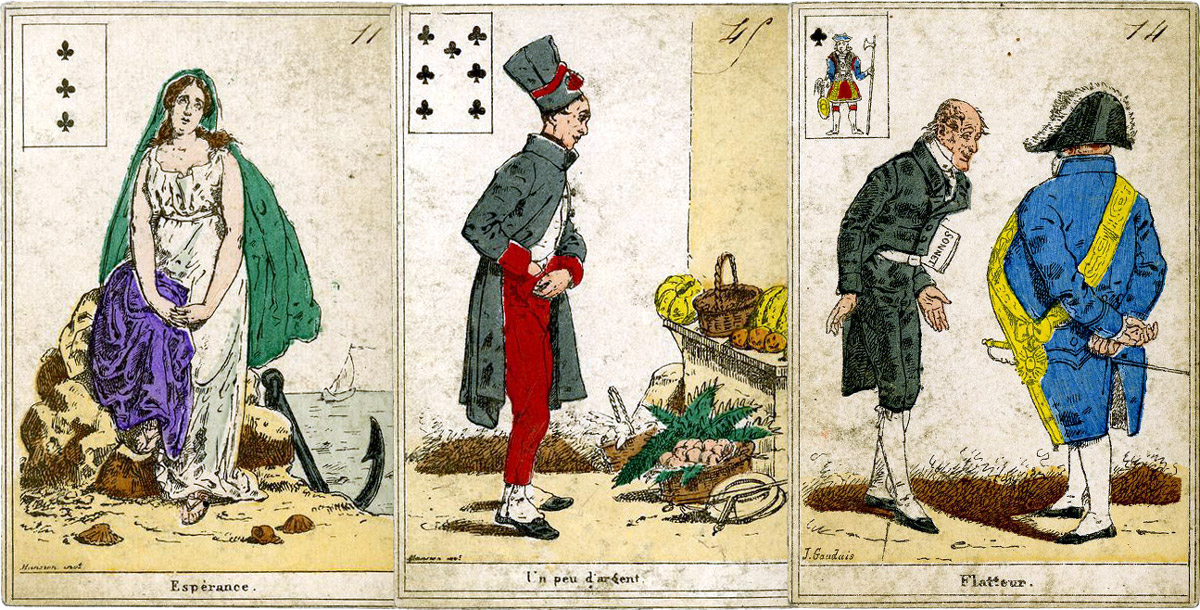 French Cartomancy cards, c.1830 — The World of Playing Cards
