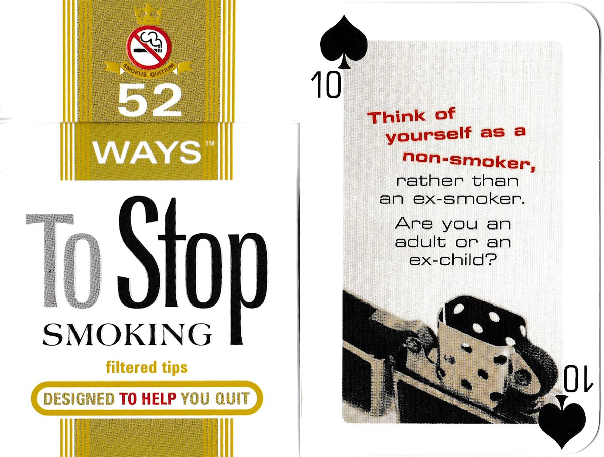 52 ways to stop smoking — The World of Playing Cards