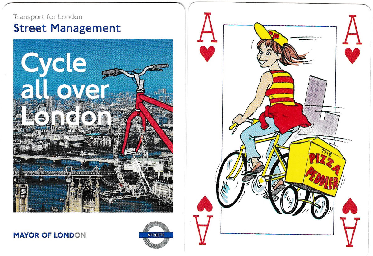 Cycle all over London — The World of Playing Cards