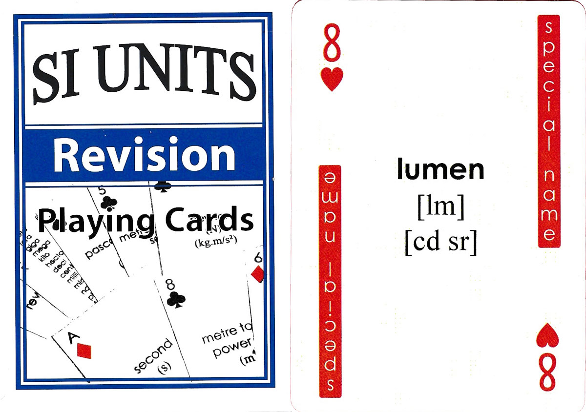 SI Units Revision playing cards — The World of Playing Cards