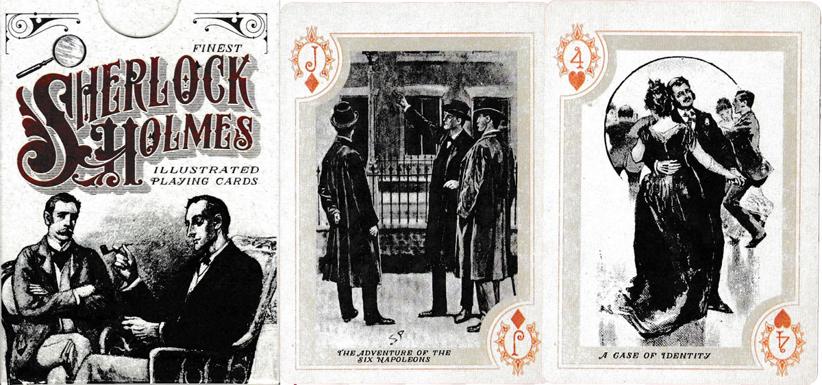 Sherlock Holmes illustrated playing cards — The World of Playing Cards