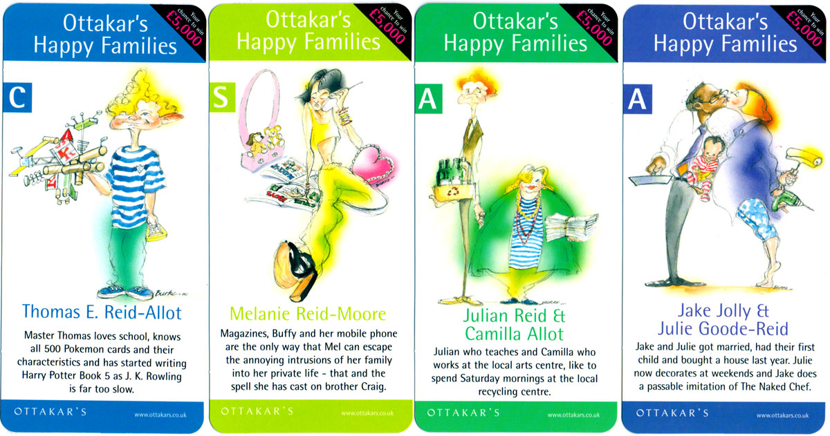 Ottakar’s Happy Families — The World of Playing Cards