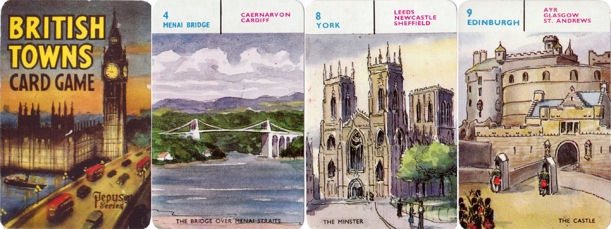 British Towns — British Towns Card Game — The World of Playing Cards