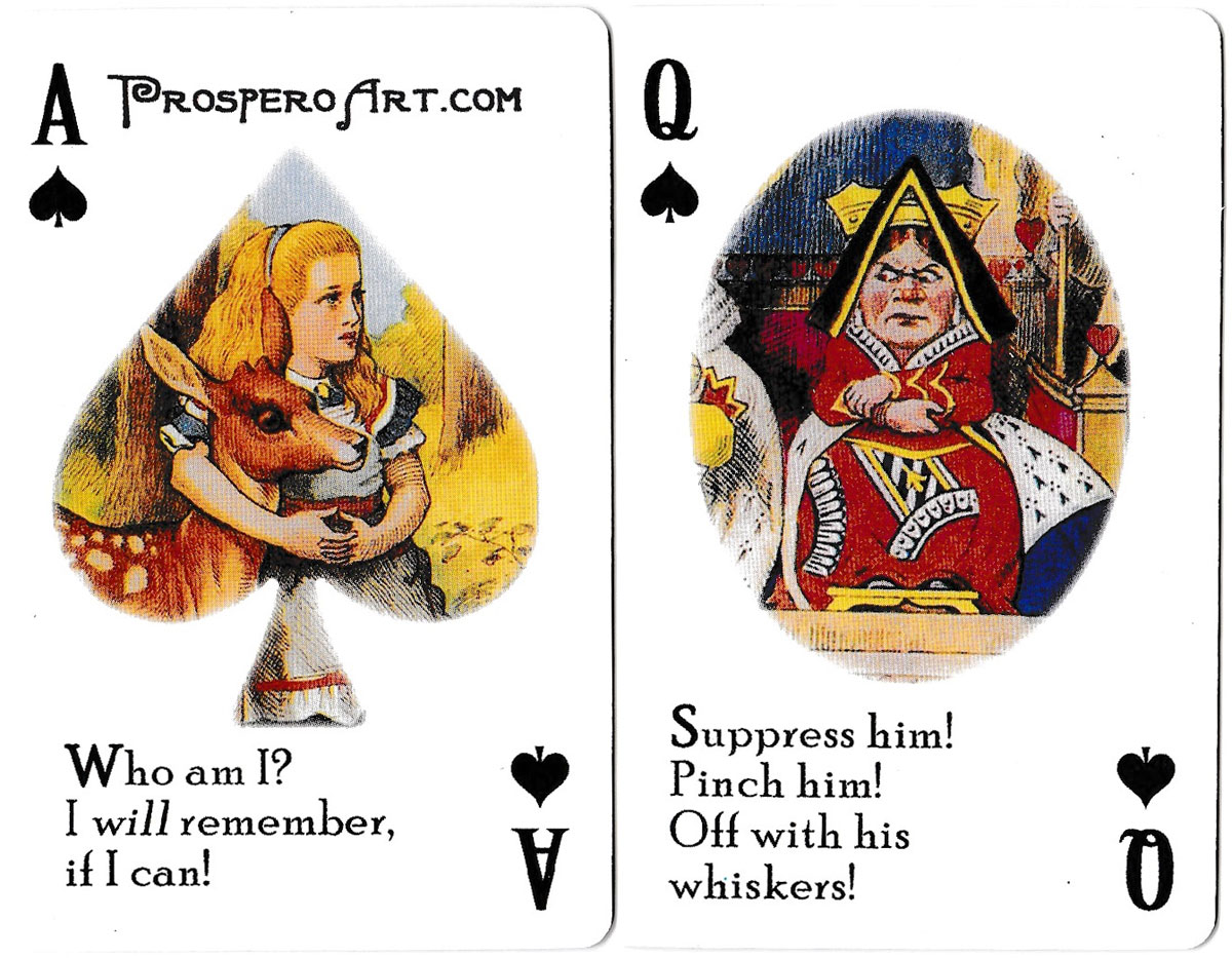 Alice In Wonderland Playing Cards Queen