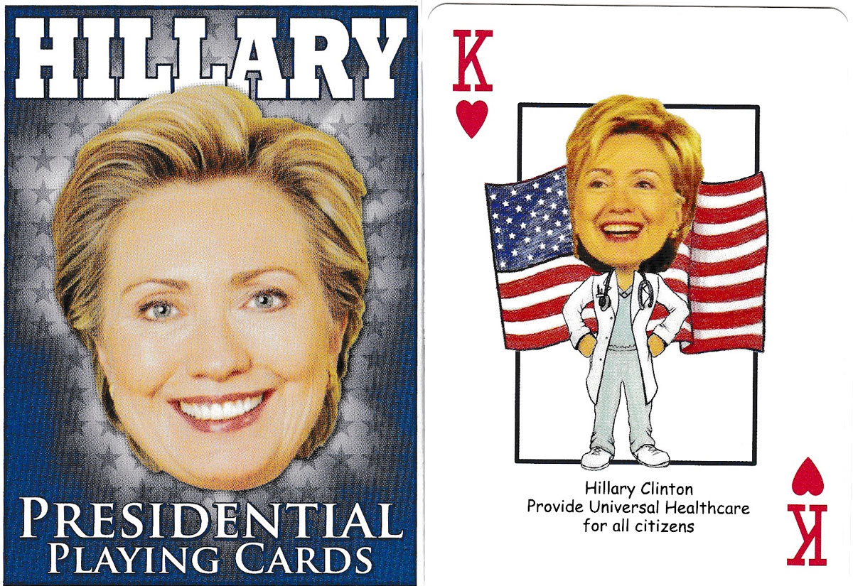Hillary Presidential playing cards, 2008 — The World of Playing Cards