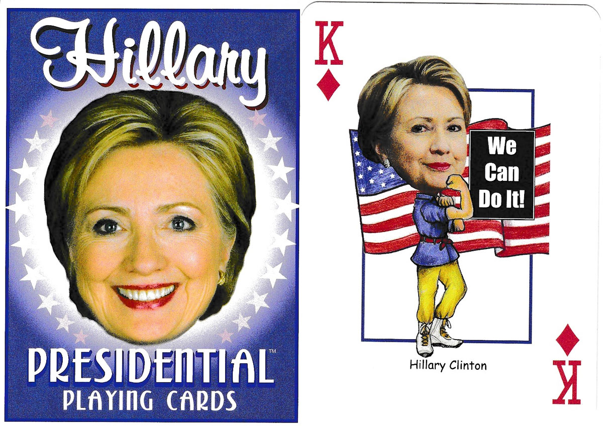 Hillary Presidential playing cards, 2016 — The World of Playing Cards
