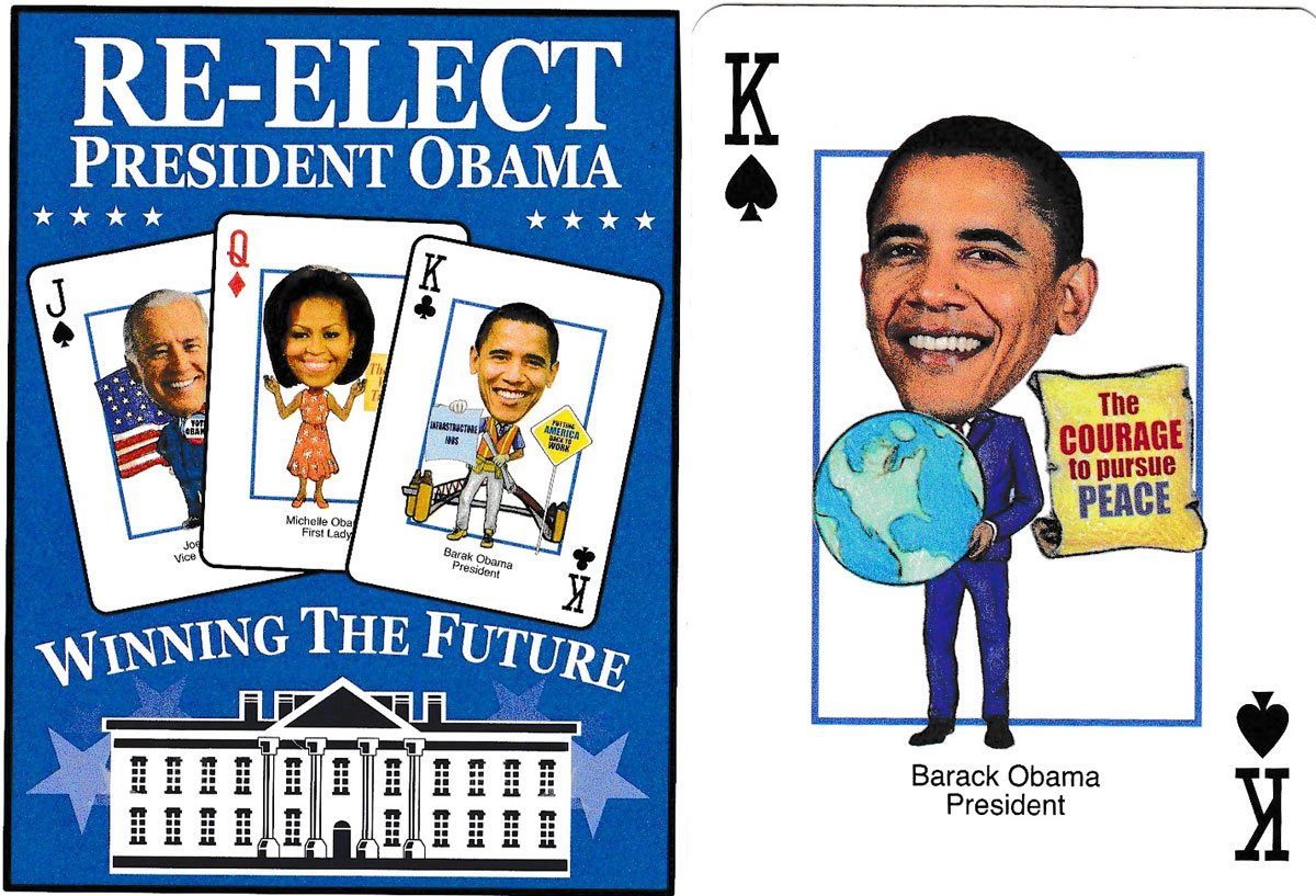 Obama Presidential playing cards, 2012 — The World of Playing Cards