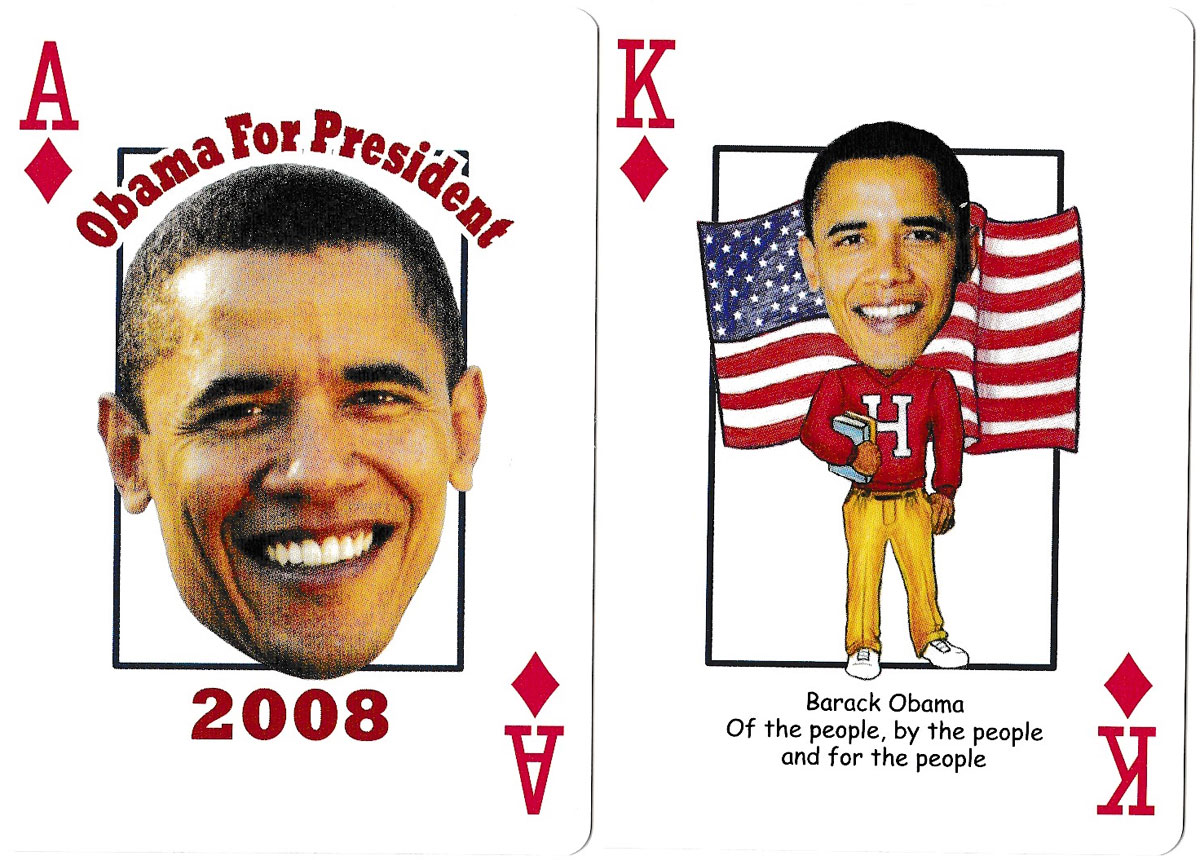 Obama Presidential playing cards, 2008 — The World of Playing Cards