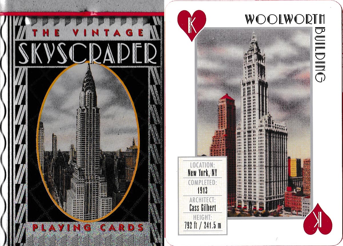Vintage skyscraper playing cards — The World of Playing Cards