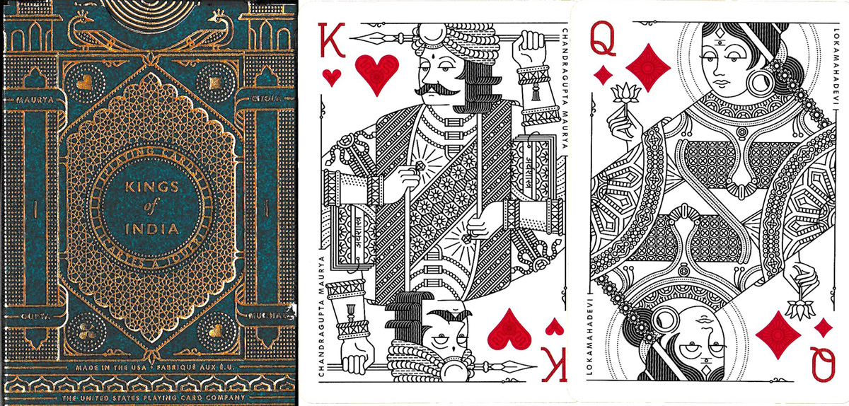 Kings of India playing cards — The World of Playing Cards