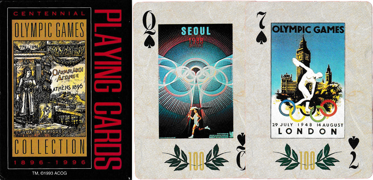 Centennial Olympic Games playing cards — The World of Playing Cards
