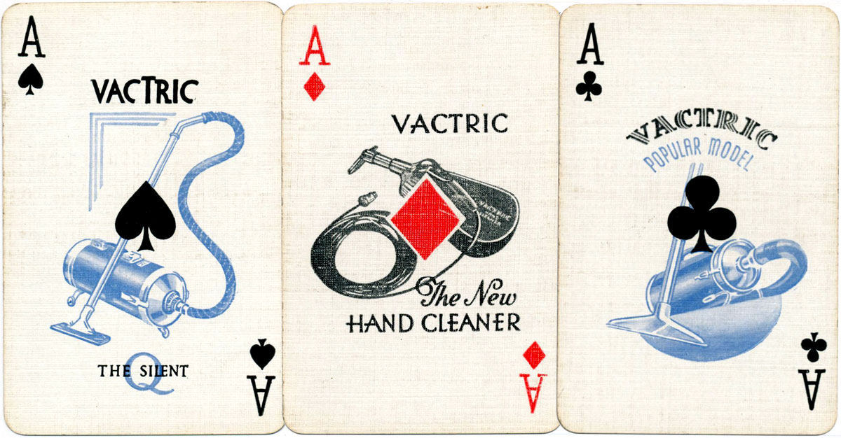 Vac-tric Electric Vacuum Cleaners — The World of Playing Cards